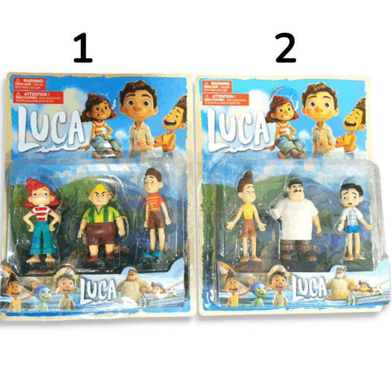 Figuras de Luca La Pelicula: Luca Paguro, Alberto Scorfano, Giulia y ...